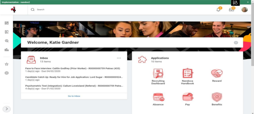 Evergreen requisition – Nando's UK & IRE