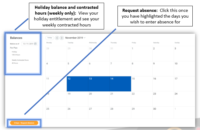 An introduction to absence in Workday (navigation) – Nando's UK & IRE