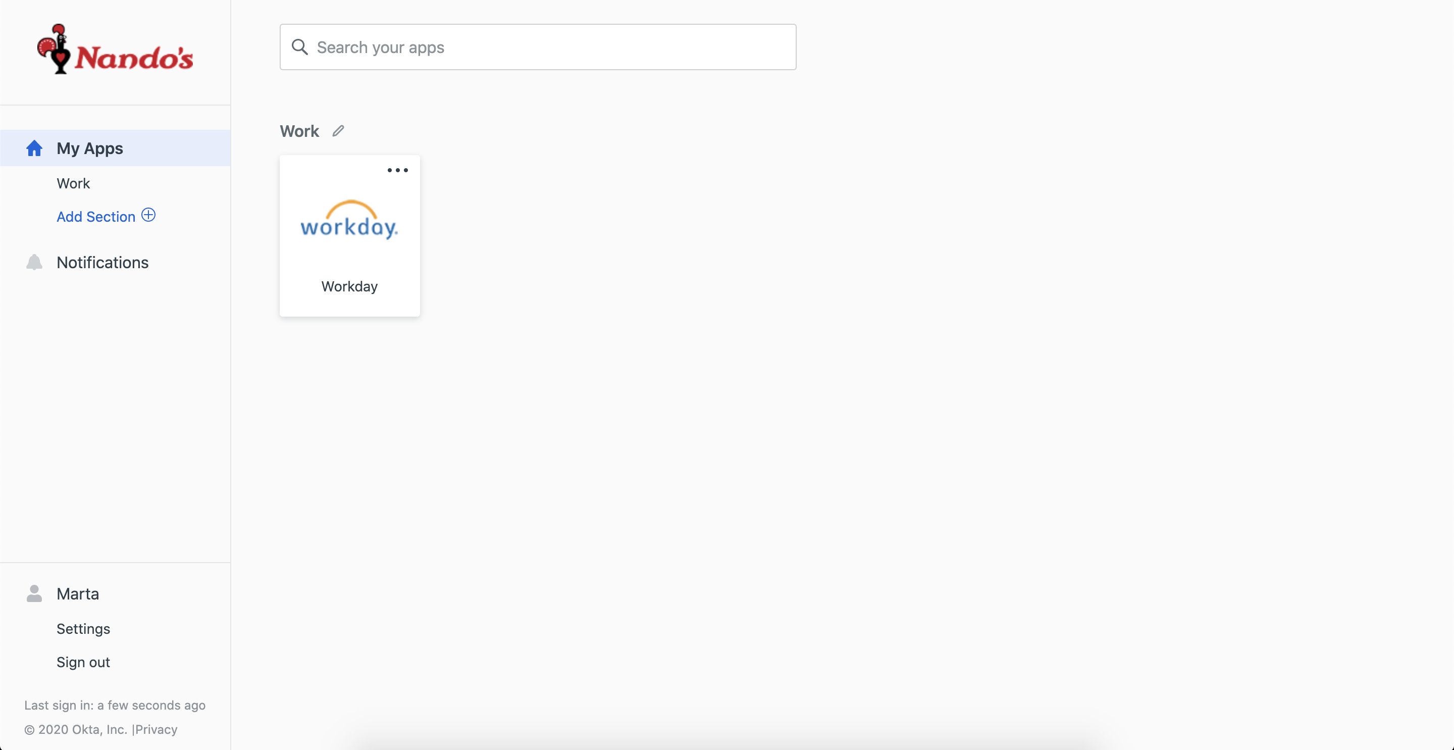 I've changed phones and I need to setup my okta AKA nandoca ID login ...
