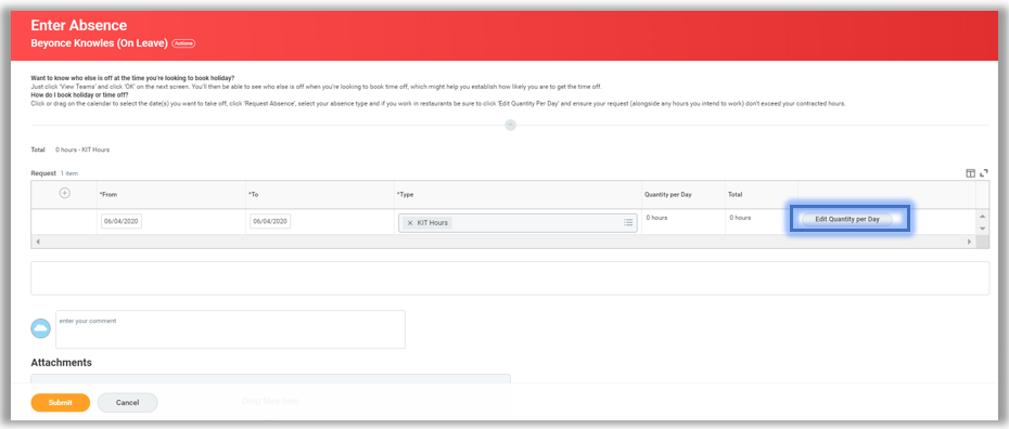 How to enter a KIT day for my Nandoca (managers) – Nando's UK & IRE