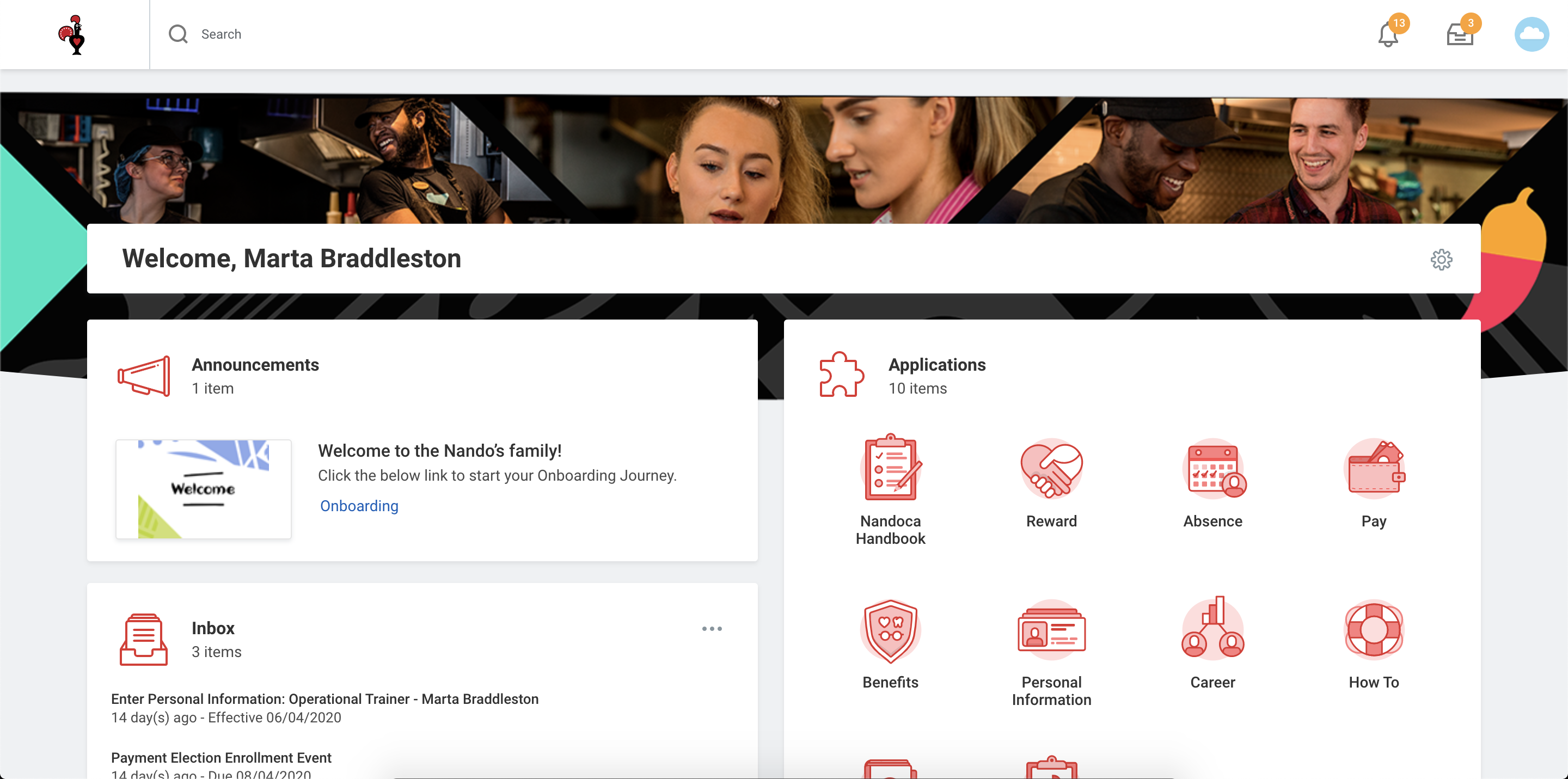 How do I access Workday on a shared device? – Nando's UK & IRE