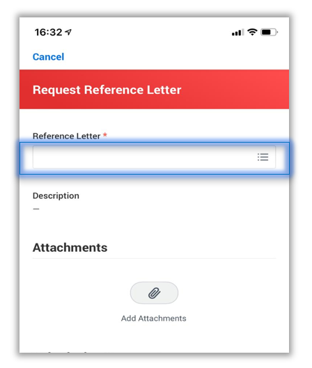 How do I request a reference in Workday – Nando's UK & IRE